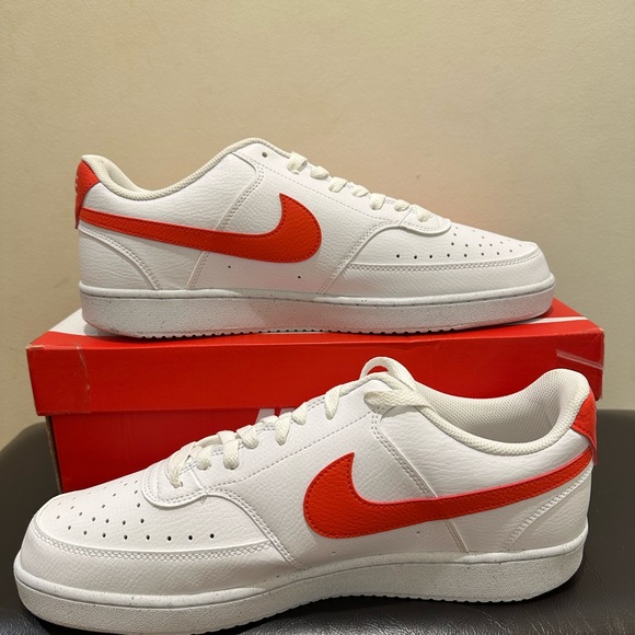 Nike | Shoes | Nib Mens Nike Court Vision Lo Nn Whitepicante Red Dh2987 ...